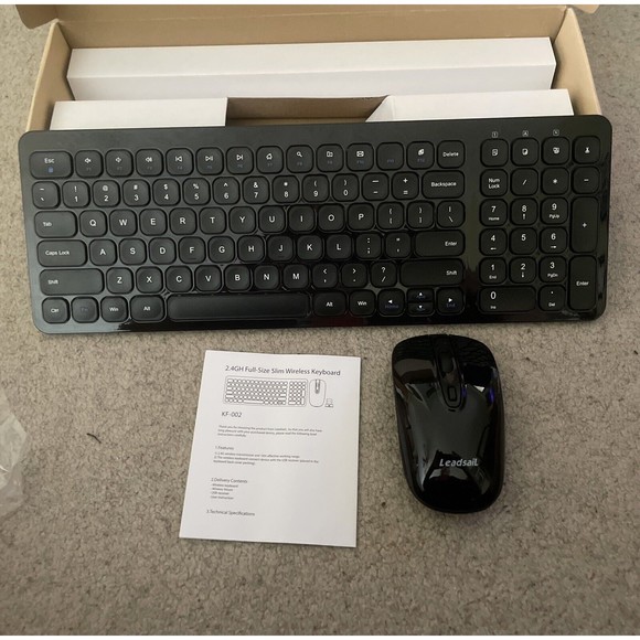 Leadsail Computers Laptops And Parts Leadsail Wireless Keyboard And Mouse Combo Wireless Usb